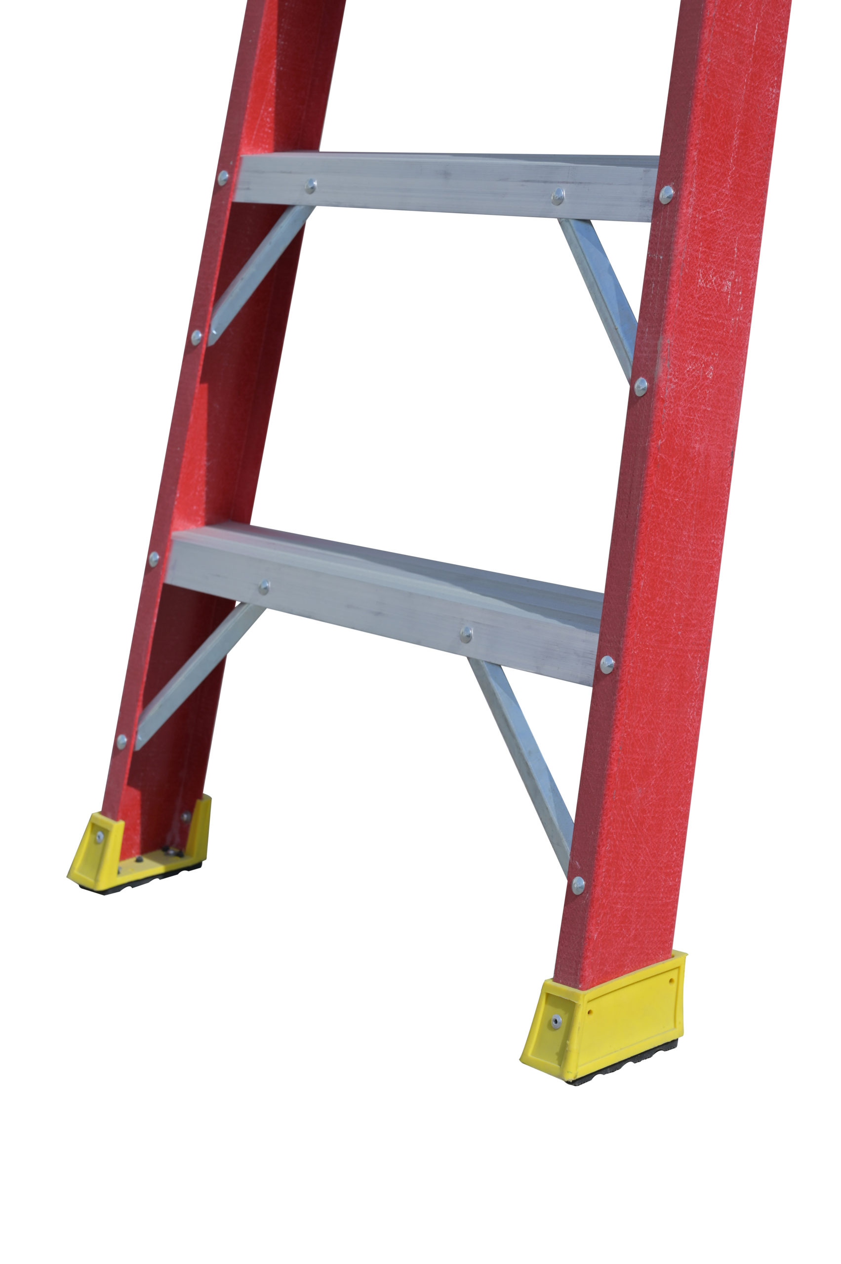 FIBER GLASS DOUBLE A TYPE LADDER - ACE SCAFFOLDINGS